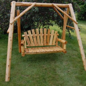 Rustic Outdoor Furniture: Handcrafted Cedar Products - Backyard Fun Zone